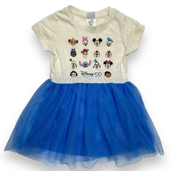 Disney | Dresses | Disney Dress Kids 4t Blue Tutu Pixar 0th Anniversary ...